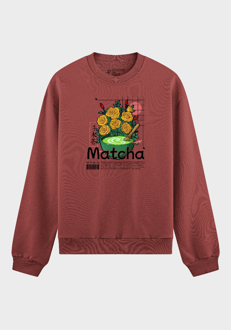 Matcha Graphic Unisex Sweatshirt – Too Bold To Conform